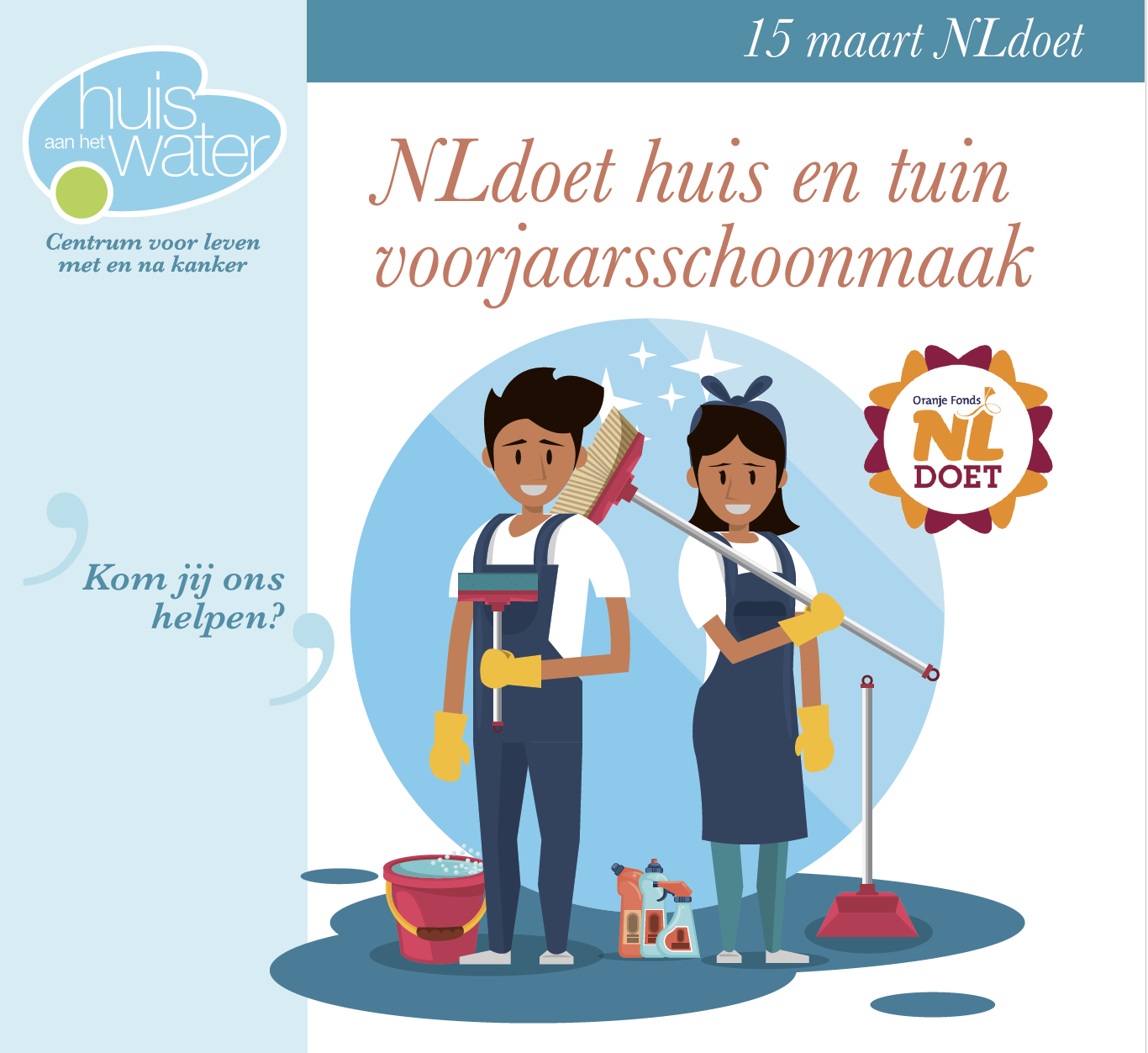 NLdoet huis en tuin voorjaarsschoonmaak, 15 maart 2025 - Stichting Huis ...